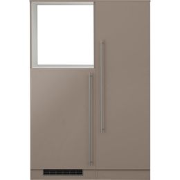 Wiho-K&uuml;chen wiho K&uuml;chen K&uuml;che &raquo;Chicago&laquo; Back-/K&uuml;hlmodul, wahlweise mit E-Ger&auml;ten, Breite 110 cm braun B/H/T: 110cm x 85cm x 57cm, ohne E-Ger&auml;te