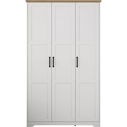 OTTO home Kleiderschrank &raquo;Emmilia Schrank Schlafzimmerschrank im Landhaus Design&laquo; Mit vielen Einlegeb&ouml;den und Softclose, Landhaus Schrank mit 3 T&uuml;ren 