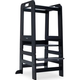 hauck Stehhilfe &raquo;Lernturm Learn N Explore, Black&laquo; () schwarz Massivholz, Stahl B/H/T: 54cm x 91cm x 46cm