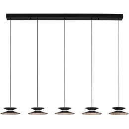 NOVA LUCE Pendelleuchte &raquo;MORFI&laquo; LED-Modul 1 Stk. Warmwei&szlig; schwarz 5, H: 161cm, 1 Stk.