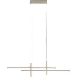 Eglo H&auml;ngeleuchte &raquo;TREPILIANO Pendellampe - Alu, Stahl - LED - 20W - IP20&laquo; LED-Modul 1 Stk. Warmwei&szlig; H&auml;ngelampe, Deckenlampe, Wohnzimmer, Esszimmer, 
