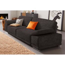 Sit & More sit&more 3-Sitzer &raquo;Coria&laquo; schwarz Kunstleder SOFTLUX ;Struktur ( 100% Polyester);Struktur fein ( 90% Polyester; 10% Polyamid);Luxus-Microfaser ALTARA 