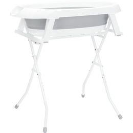 fillikid Badewanne &raquo;Faltbadewanne Stand&laquo; H&ouml;he 82 cm Ablaufschlauch zusammenfaltbar grau Einheitsgr&ouml;&szlig;e Badewanne