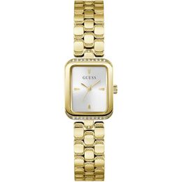 Guess Damen Quarzuhr &raquo;ISLA&laquo; Armbanduhr, Damenuhr, Edelstahlarmband gold Einheitsgr&ouml;&szlig;e