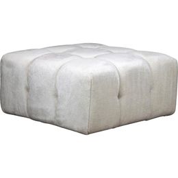 Home Affaire Polsterhocker &raquo;APERIRE Sitzhocker mit Steppung, Ma&szlig;e B/T/H: 76/76/41 cm&laquo; passend zur Serie, hoher Sitzkomfort und modernes Design wei&szlig; 