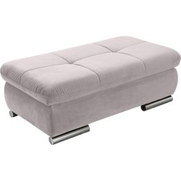 set one by Musterring Stauraumhocker &raquo;SO 4100&laquo; grau B/H/T: 128cm x 43cm x 68cm, Luxus-Microfaser Euphoria