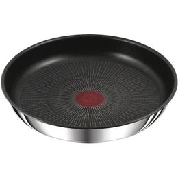 Tefal Bratpfanne &raquo;Ingenio Preference&laquo; Edelstahl 1 Stk. tlg. stapelbar, Antihaftversiegelung, Thermo-Signal, 18/10-Edelstahl schwarz &Oslash; 28cm + H&ouml;he 5,1cm