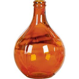 Gilde Tischvase &raquo;Vase Cordoba&laquo; orange Glas B/H/T: 29cm x 43cm x 29cm &Oslash; 29cm