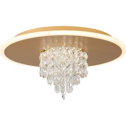 Searchlight LED Deckenleuchte &raquo;Deluge-LED-Deckenleuchte, Metall mit Kristallglas&laquo; LED-Modul 1 Stk. H: 15cm, 1 Stk.