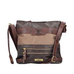 Rieker Damen Umh&auml;ngetasche Schultertasche, Damen-Tasche mit praktischem Rei&szlig;verschluss-R&uuml;ckfach B/H/T: 26cm x 28cm x 6cm