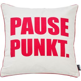done. Dekokissen &raquo;Vibe&laquo; Weicher Samtstoff rot Polyester B/L: 45cm x 45cm, 1 Stk.