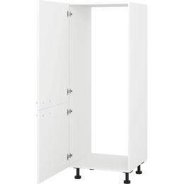 KOCHSTATION K&uuml;hlumbauschrank &raquo;"KS-Scafa" 2 T&uuml;ren f&uuml;r integrierte K&uuml;hl-Gefrier-Kombination 1444 mm&laquo; Breite/H&ouml;he: 60/150 cm, wahlweise T&uuml;ranschlag 