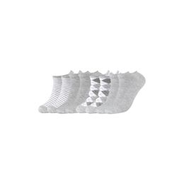 s.Oliver Damen s.Oliver Kurzsocken &raquo;essentials&laquo; 4 Paar tlg. mit verschiedenen Designs wei&szlig; 43-46