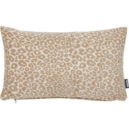 done. Dekokissen &raquo;LEO&laquo; Jacquardgewebt beige Polyester B/L: 30cm x 50cm, 1 Stk.