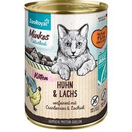 ZooRoyal Minkas Kitten Huhn und ASC Lachs 6x400 g