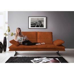 W.Schillig 2-Sitzer &raquo;broadway, Designsofa mit tollem Sitzkomfort, Breite 216cm&laquo; Sitztiefenverstellung, Kopfteil- & Seitenteilverstellung, Breite 216cm