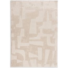 Sch&ouml;ner Wohnen Kollektion SCH&Ouml;NER WOHNEN-Kollektion Teppich &raquo;Blaze 252&laquo; rechteckig 28 mm H&ouml;he Indoor, pflegeleicht, verschiedene Formen, Hoch Tief Struktur beige Polyester B : 
