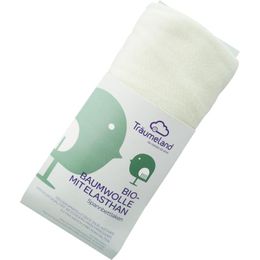 Tr&auml;umeland Spannbettlaken &raquo;Spannbettlaken Bio-Baumwolle&laquo; mit Elasthan gr&uuml;n Jersey-Elasthan, Obermaterial: 95% Baumwolle, 5% Elasthan B/L: 40cm x 90cm, 1 Stk., 