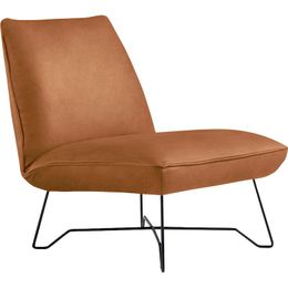 Egoitaliano Sessel &raquo;Lia Loungesessel, elegant und stylisch, toller Sitzkomfort&laquo; extravaganter Designsessel, Solit&auml;rsessel braun Luxus-Micofaser Lederoptik (100% 