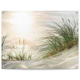 Reinders Poster &raquo;Sonnenuntergang&laquo; Outdoor f&uuml;r Garten oder Balkon beige Leinwand B/H/T: 80cm x 60cm x 0,1cm