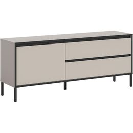 Home Affaire Lowboard &raquo;NORT, Breite: 150cm, mit Metall Stabfu&szlig;, 1 Klappe, 2 Schubk&auml;sten&laquo; TV-Lowboard, Mediaschrank, Mediaboard, TV-Schrank, Schrank, 