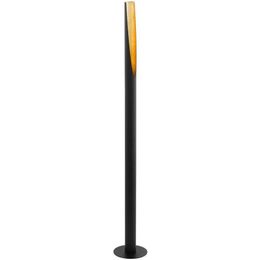Eglo LED Stehlampe &raquo;BARBOTTO&laquo; GU10 LED-Board Warmwei&szlig; Leuchte schwarz, gold / &Oslash;6 x H137 cm / inkl. 1 x GU10 (je 4,5W) gold 1, &Oslash; 6cm H: 137cm
