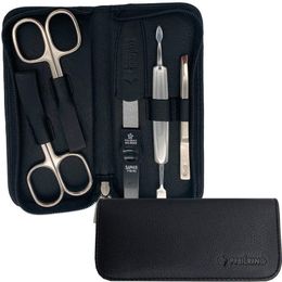 Pfeilring Pfeilring Manik&uuml;re-Etui Nappaleder schwarz B/H/T: 80mm x 180mm x 35mm 5 Stk.