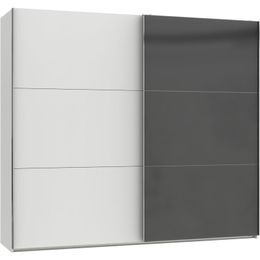 wimex Schwebet&uuml;renschrank &raquo;Level by fresh to go&laquo; mit jeweils einer Glast&uuml;r wei&szlig; B/H/T: 250cm x 216cm x 65cm, T&uuml;ren: 2 Stk.