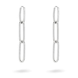 Liebeskind Berlin Damen Paar Creolen &raquo;Schmuck Geschenk Edelstahl Ohrringe Special Link&laquo; silber Edelstahl