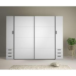 Home Affaire Kleiderschrank &raquo;Antioch, FSC-zertifiziert, mit Dreh-UND Schiebet&uuml;ren&laquo; B/T/H 270/61,4/207cm, inklusive Einlegeb&ouml;den und Kleiderstangen, 