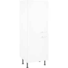 Optifit K&uuml;hlumbauschrank &raquo;Parma&laquo; Breite 60 cm wei&szlig; Holzwerkstoff wei&szlig;, B/H/T: 60cm x 176,6cm x 58,4cm, T&uuml;ren: 2 Stk., Komplettausf&uuml;hrung