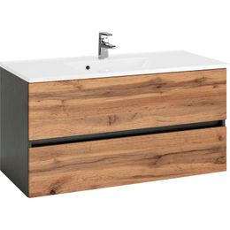 Welltime Waschtisch &raquo;Lucca&laquo; grau B/H/T: 100cm x 56cm x 47cm