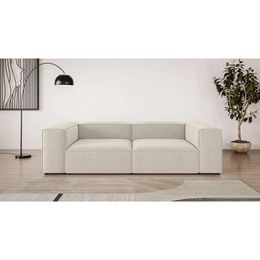 OTTO home Big-Sofa &raquo;XL HAILY Modularsofa extra tief, Sitztiefe 100 cm&laquo; als Modul oder separat verwendbar, f&uuml;r individuelle Zusammenstellung beige 100%