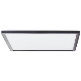 BRELIGHT LED Panel &raquo;Sorell&laquo; 1 Stk. warmwei&szlig; - kaltwei&szlig; 42 x 42 cm, 3200 lm, 3000-6500 K, dimmbar, Fernbedienung schwarz H: 2cm, 1 Stk.