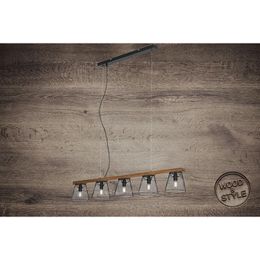Briloner Leuchten LED Pendelleuchte &raquo;TAUNUS&laquo; braun Einheitsgr&ouml;&szlig;e