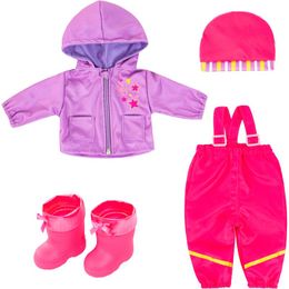 BAYER Puppenkleidung &raquo;Regen-Set pink/lila&laquo; pink Einheitsgr&ouml;&szlig;e Puppenkleidung