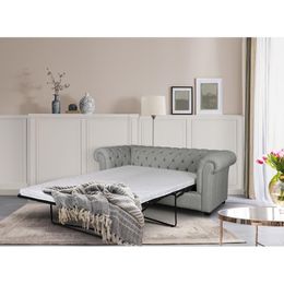 Home Affaire 3-Sitzer &raquo;CHARENTE, optionale Schlafsofa, Chesterfield-Sofa, Bettfunktion&laquo; mit edler Knopfheftung und typischen Armlehnen, B/T/H 198/89/
