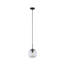 Paulmann Pendelleuchte &raquo;Ruya E14 max. 20W Glas&laquo; E14 1 Stk. schwarz 1, &Oslash; 15cm H: 150cm, 1 Stk.