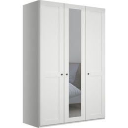 Wiemann Kleiderschrank &raquo;G&ouml;teborg, mit 95&deg; &Ouml;ffnungswinkel, Made in Germany&laquo; inkl. Spiegel und T&uuml;rend&auml;mpfung, moderner Landhausstil wei&szlig; Glas, 