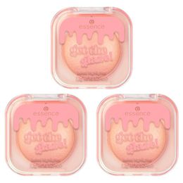 Essence Damen Highlighter &raquo;get the glaze! baked highlighter&laquo; Dezenter Schimmer oder leuchtender Akzent 21,6 g