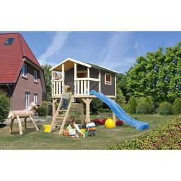 Konifera Spielturm &raquo;Unfug&laquo; BxTxH: 198x244x309 cm grau Holzwerkstoff Einheitsgr&ouml;&szlig;e
