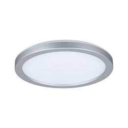 Paulmann LED Panel &raquo;Atria Shine 3000K IP44 White Select rund&laquo; LED-Modul 1 Stk. Tageslichtwei&szlig; Farbwechsler, Farbsteuerung silber 1, &Oslash; 19cm H: 3,2cm, 1 Stk.