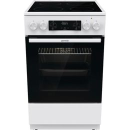 Gorenje Elektro-Standherd &raquo;GEC5C41WG&laquo; Aqua Clean Perfekte Pizza bei bis zu 275 &deg;C backen wei&szlig; Energieeffizienzklasse A f&uuml;r sparsamen Stromverbrauch
