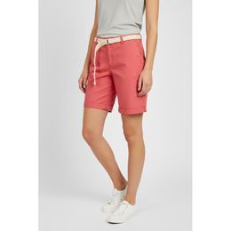 soyaconcept Damen soyaconcept Shorts &raquo;SC-ROVENA 1-B&laquo; Baumwolle mit Stretch, mit Flechtg&uuml;rtel rosa 42, N-Gr