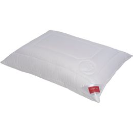 Hefel Kunstfaserkopfkissen &raquo;Wellness Vitasan Kissen&laquo; 1 Stk. tlg. wei&szlig; Bezug: 100% Baumwolle. F&uuml;llung: 100% Polyester B/H/L: 80cm x 40cm, Baumwolle, 1 Stk.