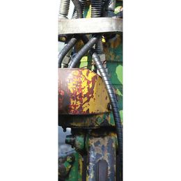 ARCHITECTS PAPER Fototapete &raquo;Robotics&laquo; Struktur Tapete Industrie Fototapete Panel 1,00m x 2,80m bunt Vlies B/L: 1m x 2,8m