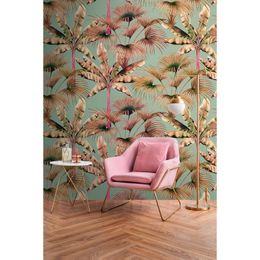 Livingwalls living walls Fototapete &raquo;Metropolitan Stories. Travel Styles. Dschungeltapete&laquo; gemustert matt neutral glatt Fototapete Palmen Pflanzen Tropisch 
