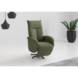 Sit & More sit&more TV-Sessel &raquo;Juma, inkl. Drehfunktion & Kopfteilverstellung&laquo; H&ouml;he Armlehne 66 cm, wahlweise mit Aufstehhilfe, 2 Motoren und Akku gr&uuml;n 95% 