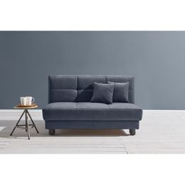 ell+ell ell + ell Schlafsofa &raquo;Tilda&laquo; Breite 145 cm, inkl. 2 Zierkissen blau 100% Polyester B/H/T: 145cm x 90cm x 100cm, Flachgewebe, PUR-Schaumstoff, ohne 