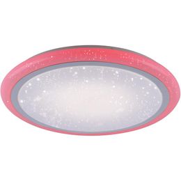 JUST LIGHT LED Deckenleuchte &raquo;LUISA&laquo; LED-Board 1 Stk. Farbwechsler Kaltwei&szlig; Neutralwei&szlig; Warmwei&szlig; LED Deckenlampe wei&szlig; 2, &Oslash; 60cm H: 8cm, 1 Stk.